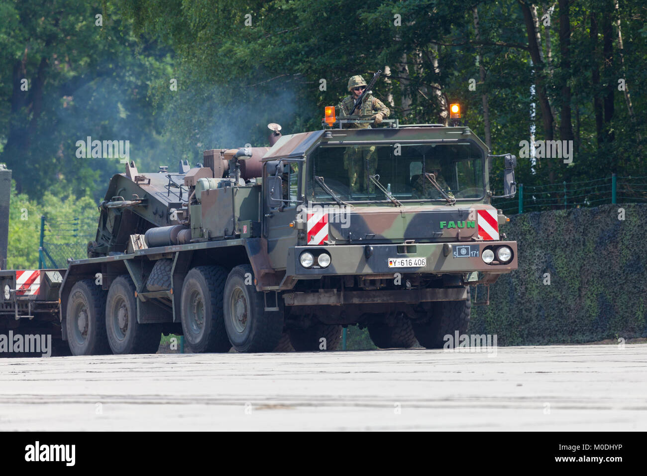 BURG / GERMANY - JUNE 25, 2016: german SLT 50 Elefant heavy duty ...