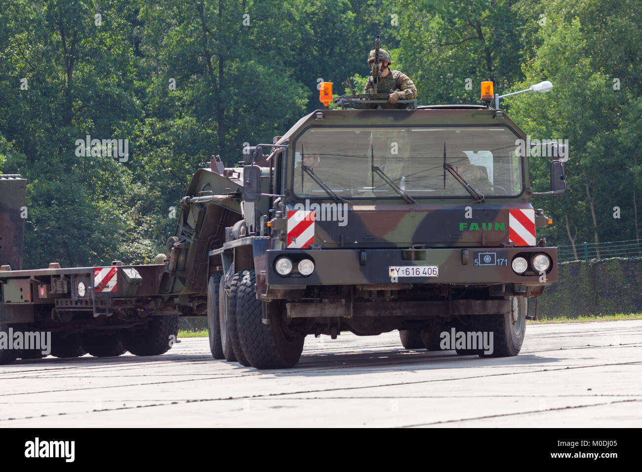 BURG / GERMANY - JUNE 25, 2016: german SLT 50 Elefant heavy duty ...
