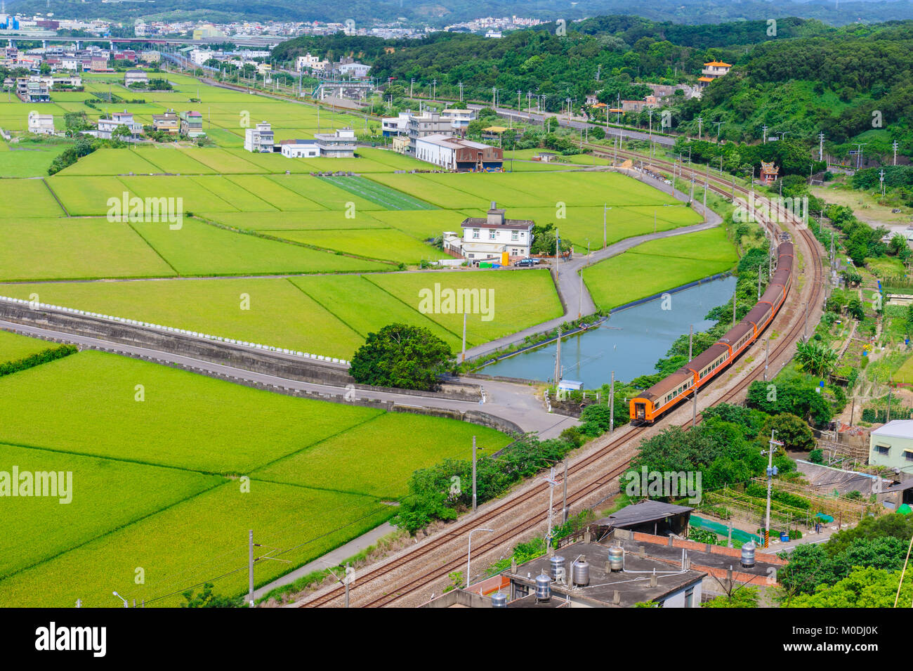 Train passing through forest rail hi-res stock photography and images ...