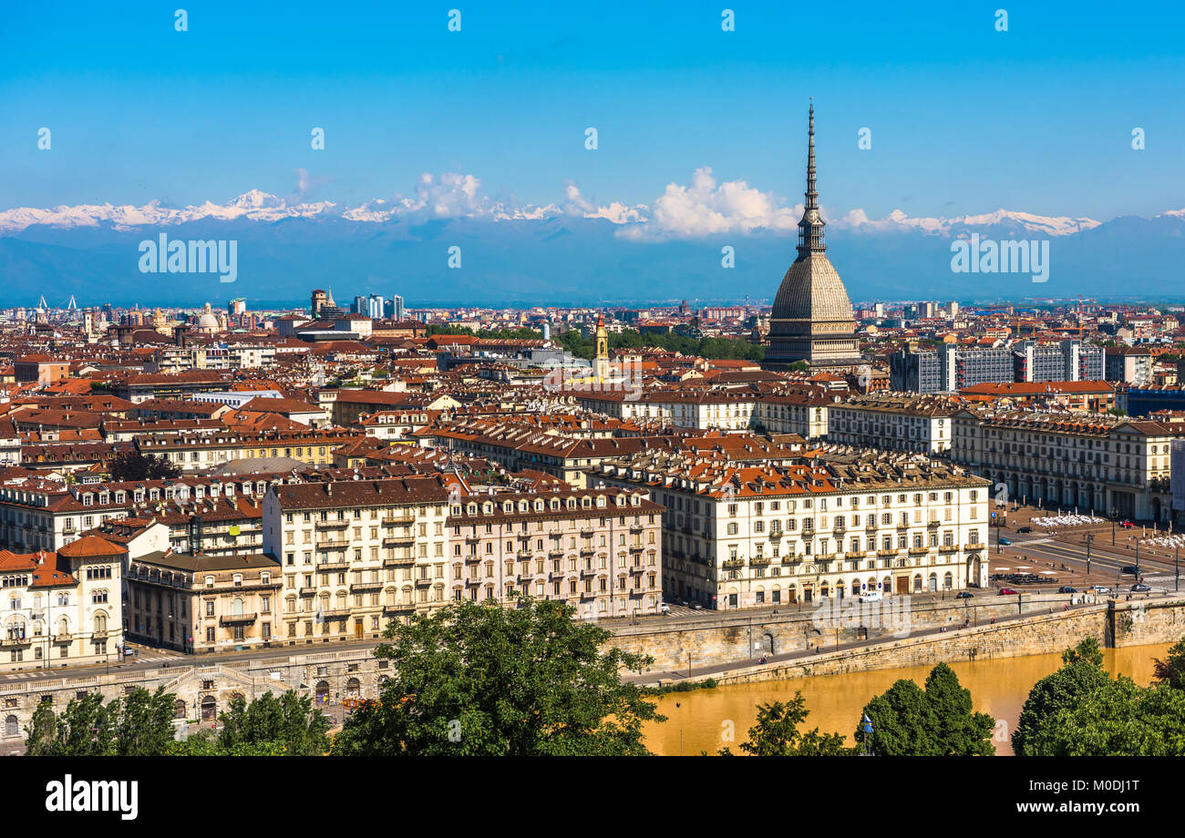 Skyline panoramic view torino italy hi-res stock photography and images ...