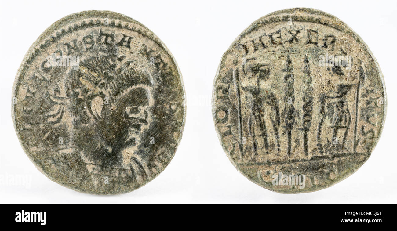 Constantius coin hi-res stock photography and images - Alamy