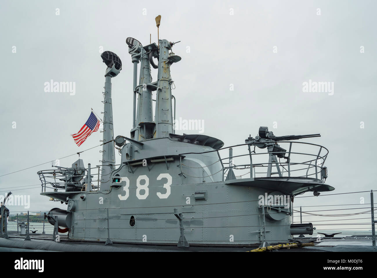 The historical USS Pampanito parked in the San Francisco Maritime ...