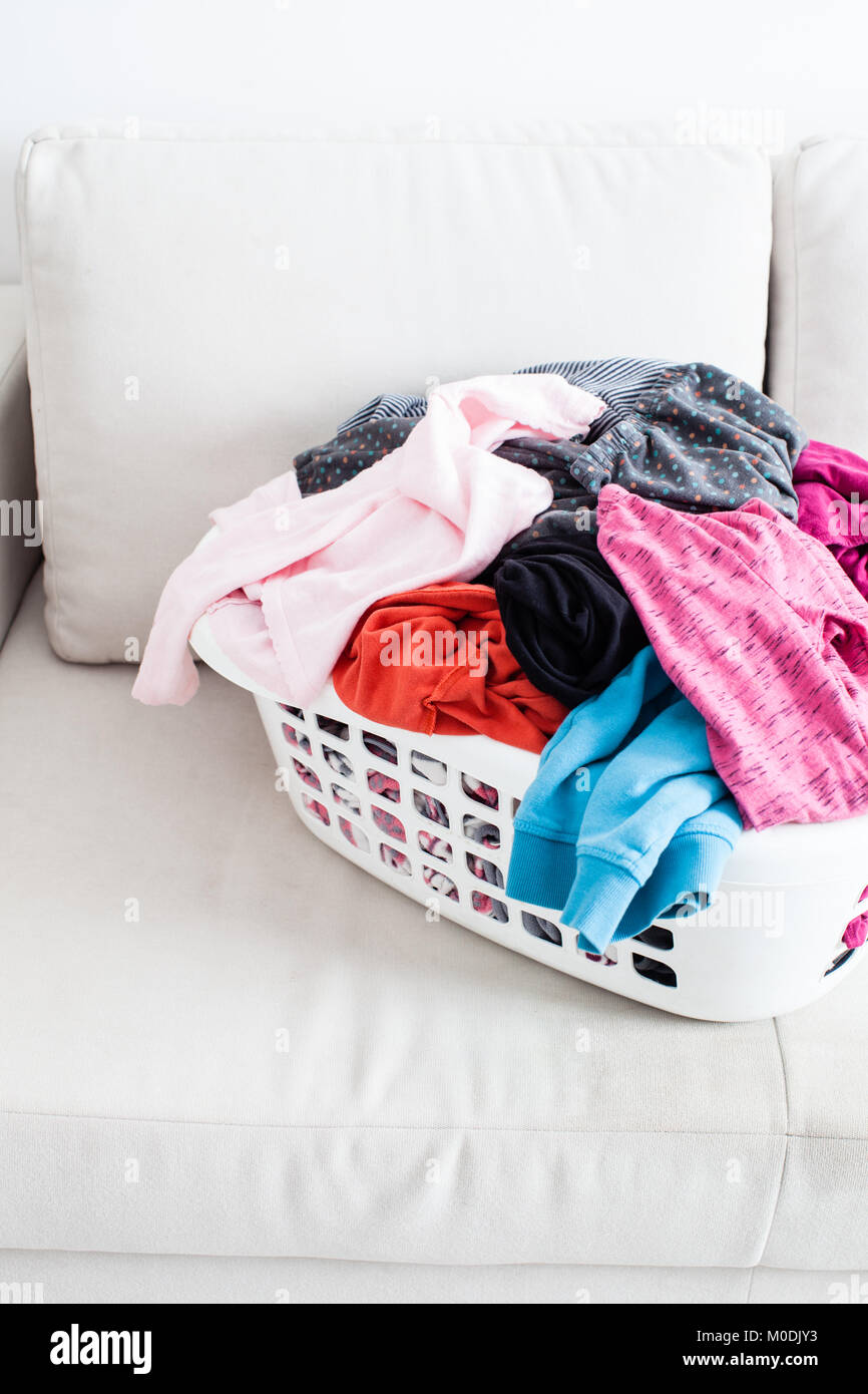Colorful clean clothes Stock Photo - Alamy