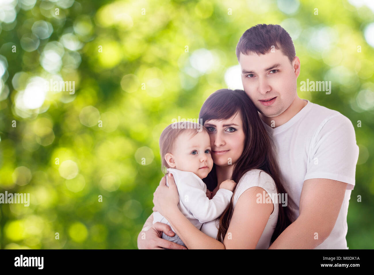 The happy family Stock Photo - Alamy