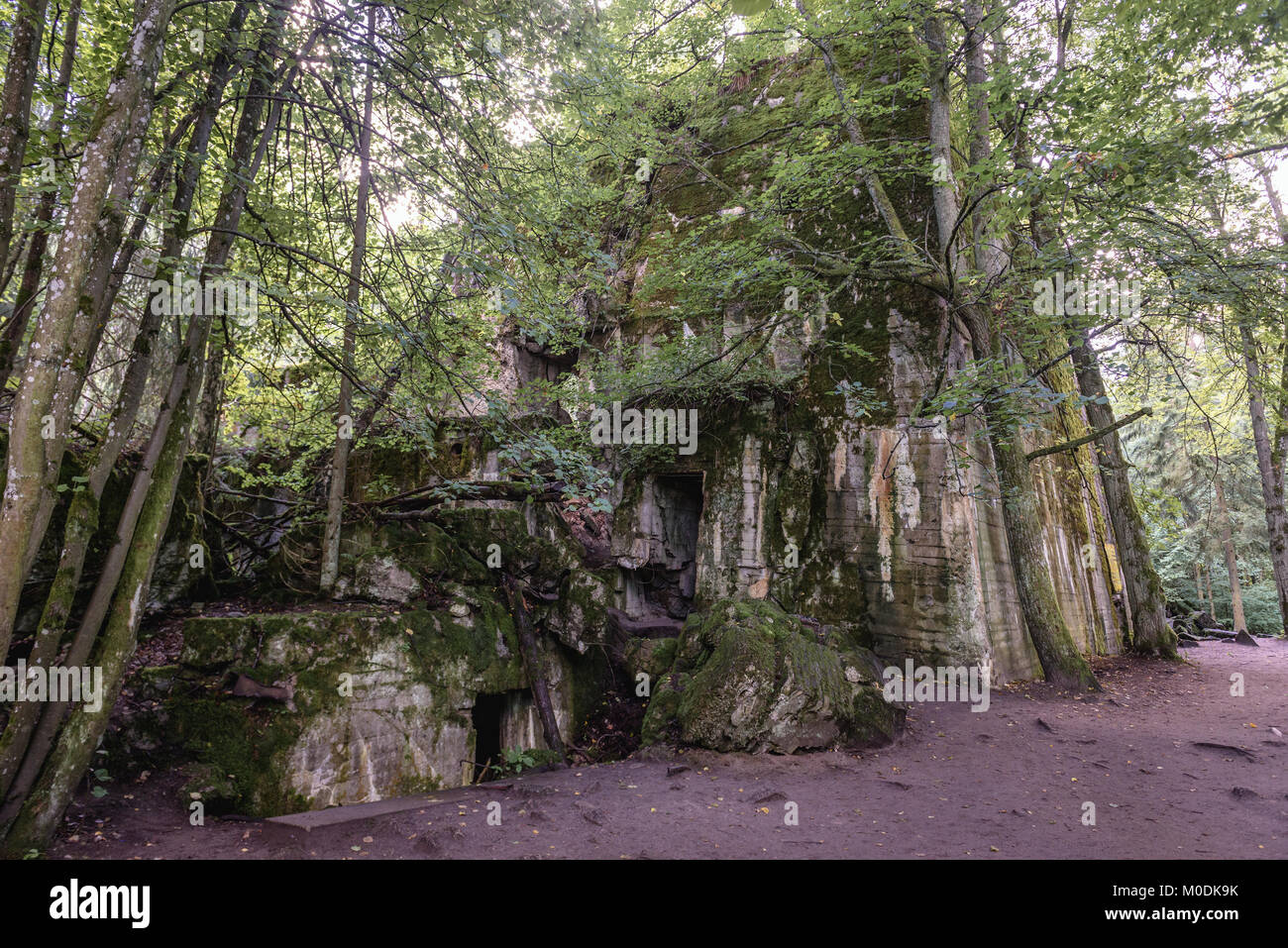 Hitler's bunker in Wolf's Lair, headquarters of Adolf Hitler and Nazi ...
