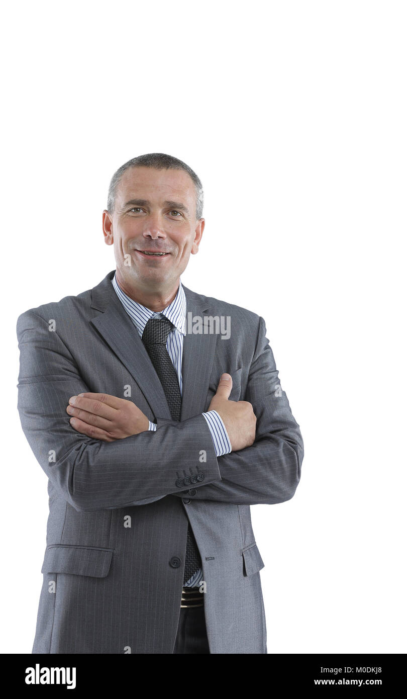 face of a successful businessman Stock Photo - Alamy