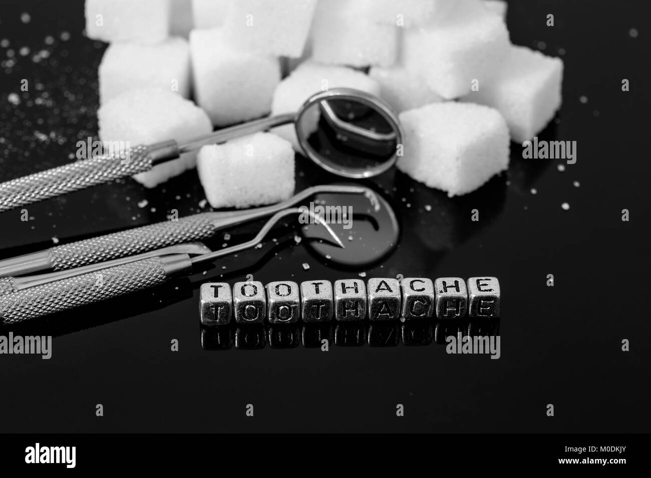Tooth decay cavity Black and White Stock Photos & Images - Alamy