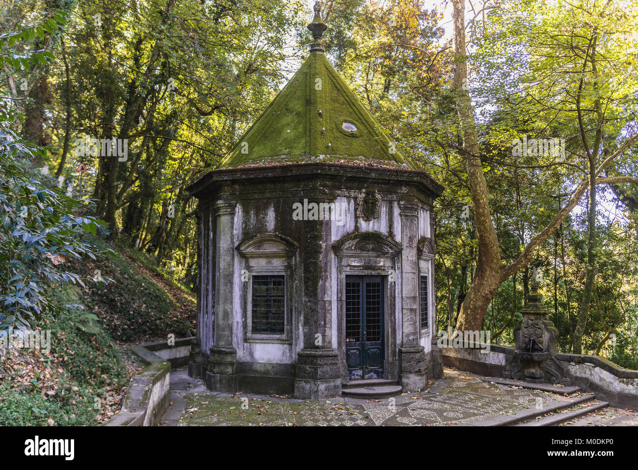 One of chapels of Stations of Cross in Bom Jesus do Monte (Good Jesus ...