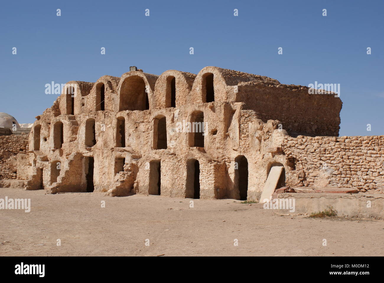 Ksar Metameur, old fortified granary with multi story vaulted granary ...