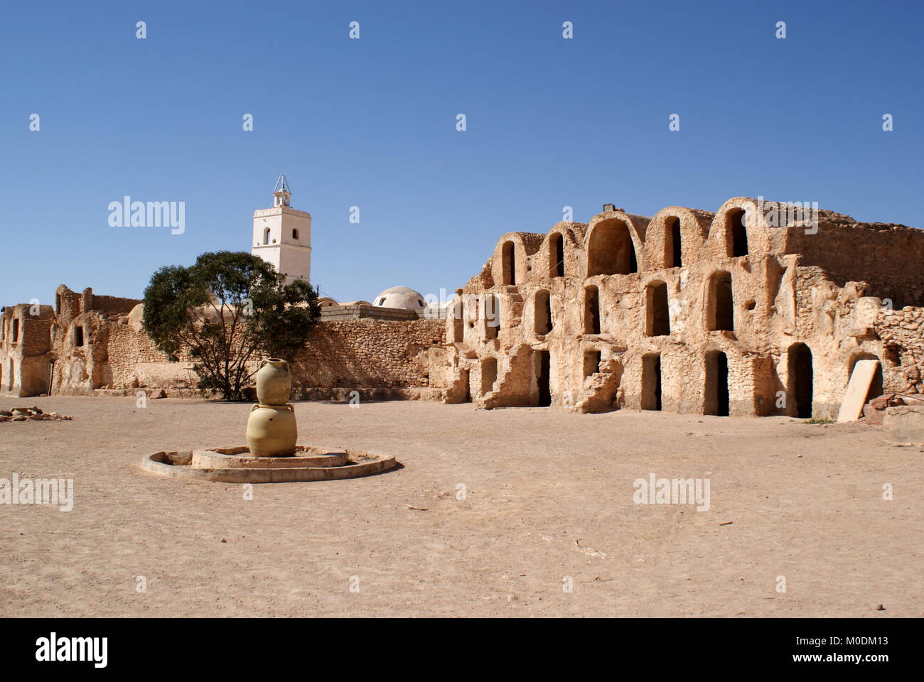 Ksar Metameur, old fortified granary with multi story vaulted granary ...