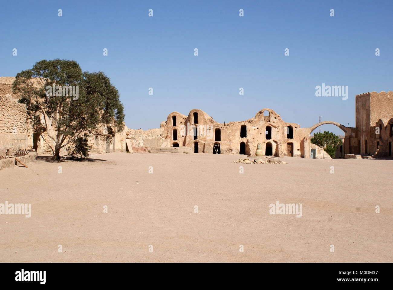 Ksar Metameur, old fortified granary with multi story vaulted granary ...