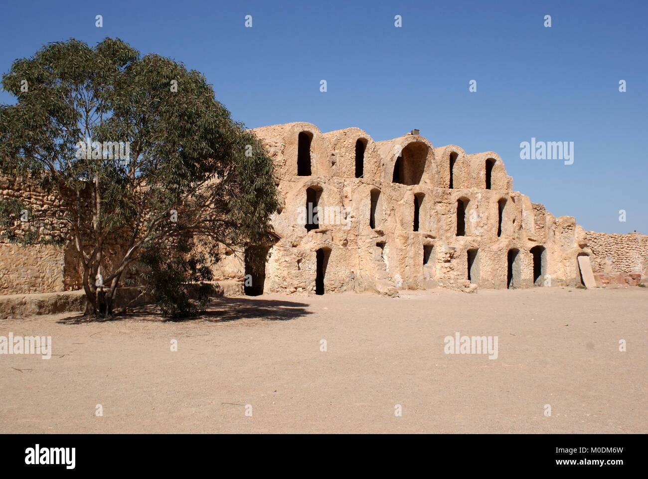 Ksar Metameur, old fortified granary with multi story vaulted granary ...