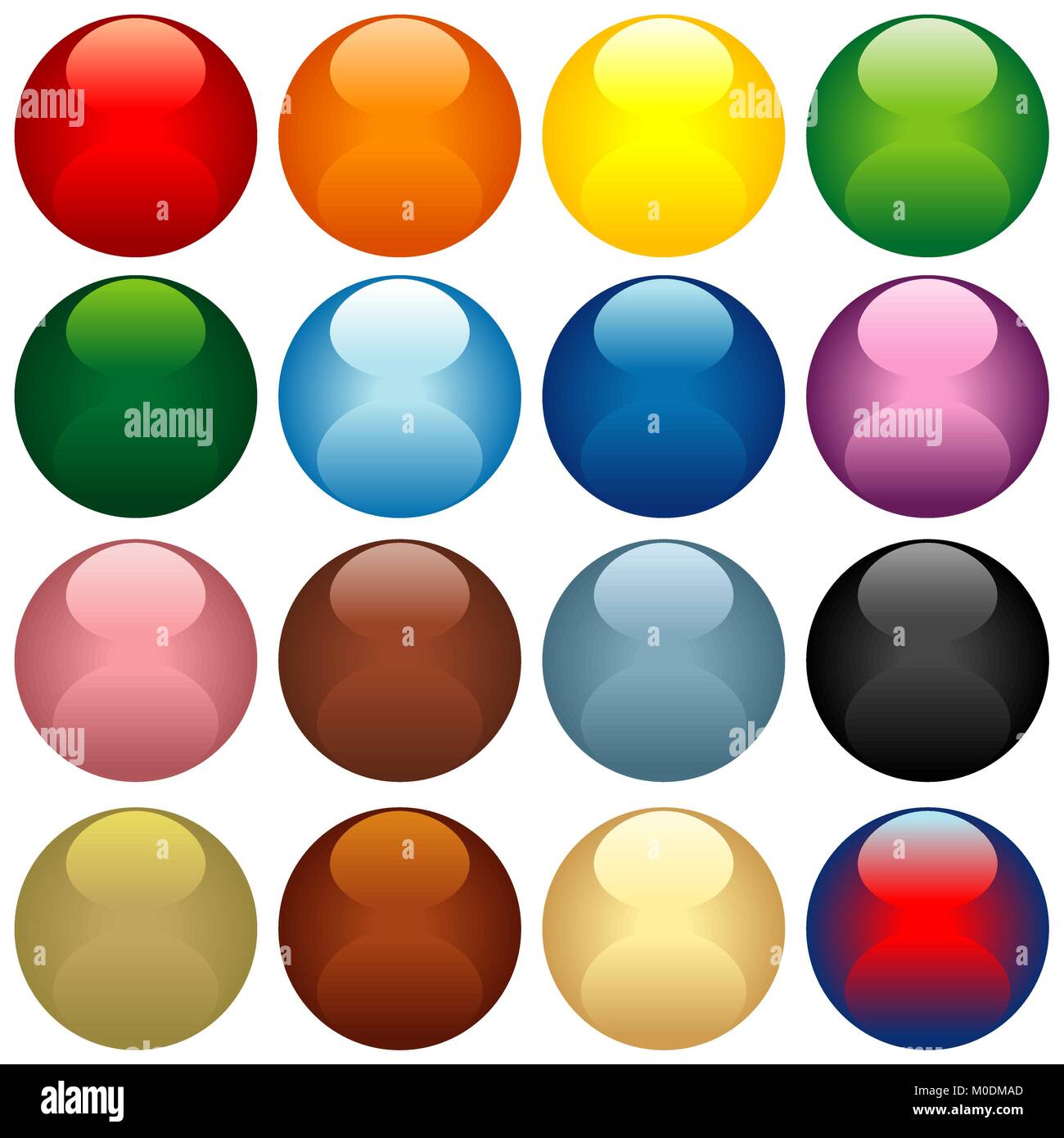 Collection crystal spheres Stock Vector Images - Alamy