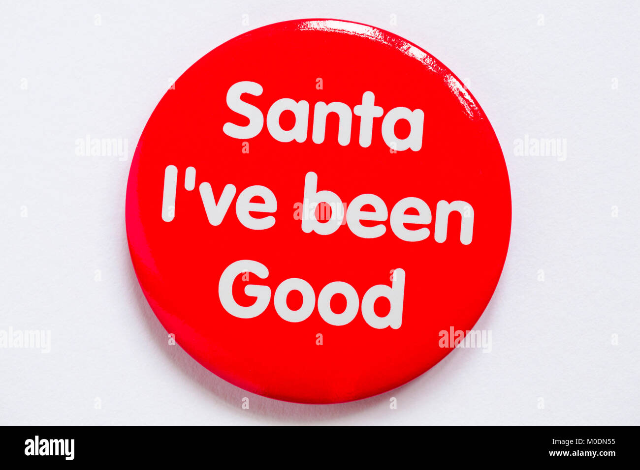 Santa ive been good red badge hi-res stock photography and images - Alamy