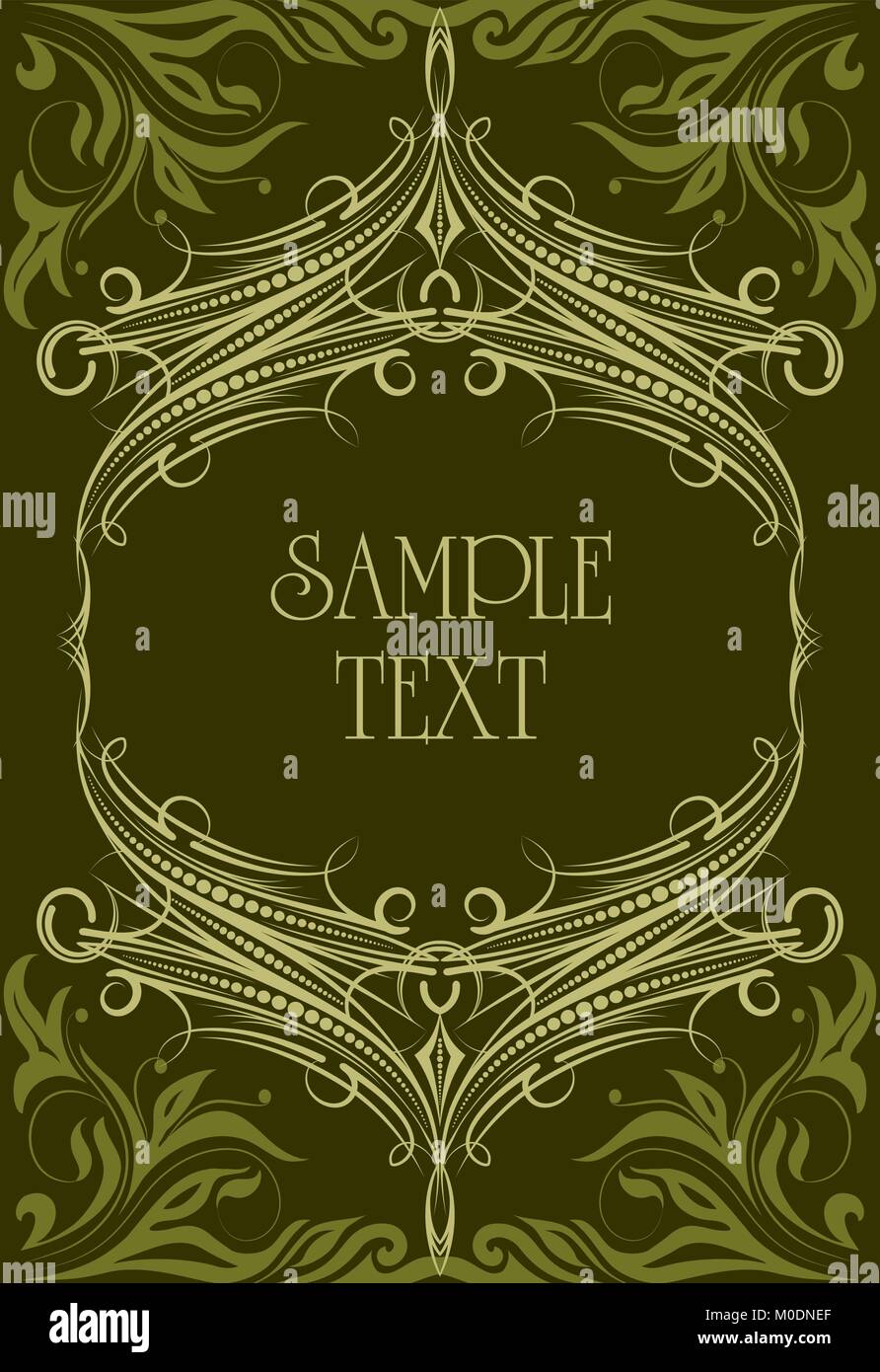 Vintage vector frame Stock Vector Image & Art - Alamy