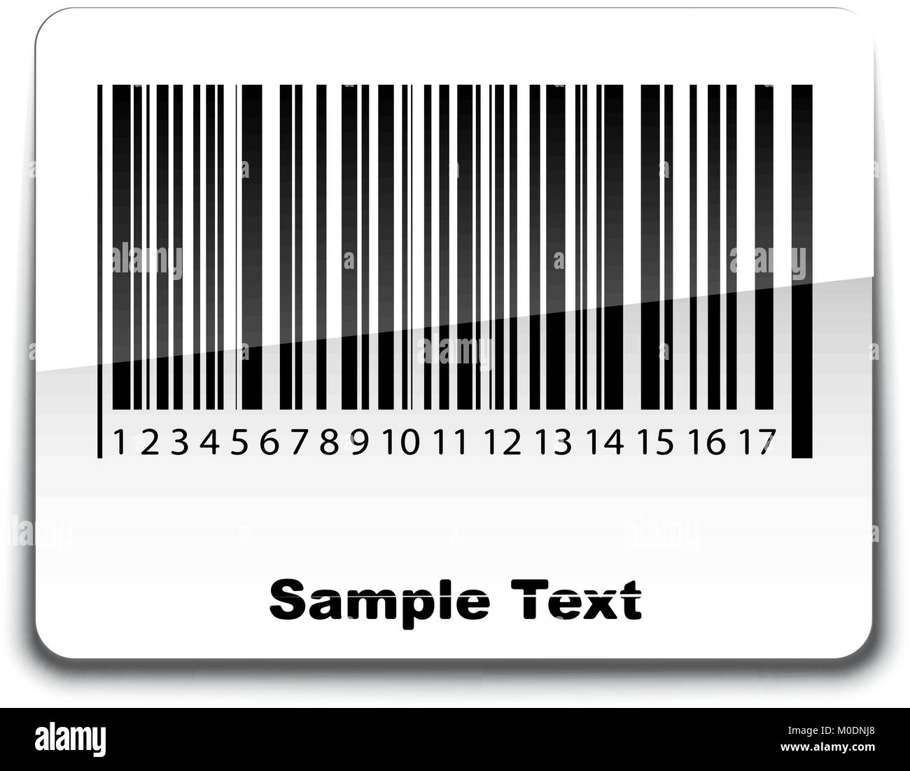 Bar code label Stock Vector Images - Alamy