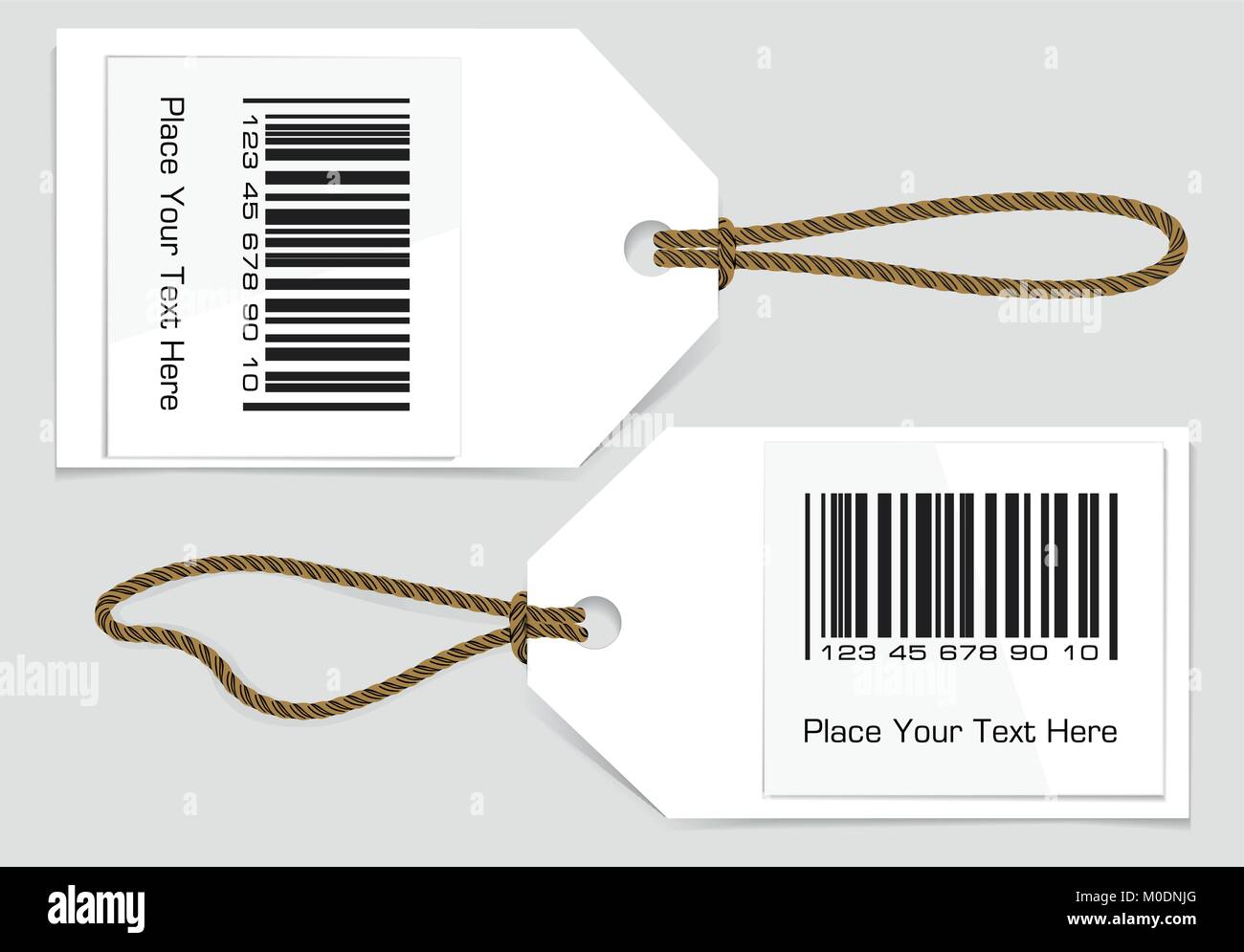 Tags with barcode Stock Vector Image & Art - Alamy