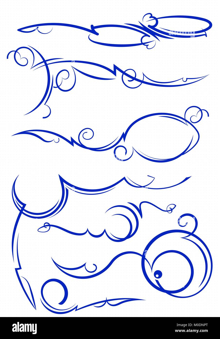 Set of decorative elements Stock Vector Image & Art - Alamy