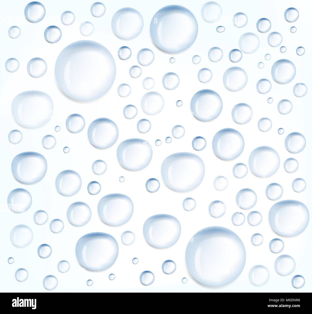 Water drops. Realistic vector illustration Stock Vector Image & Art - Alamy