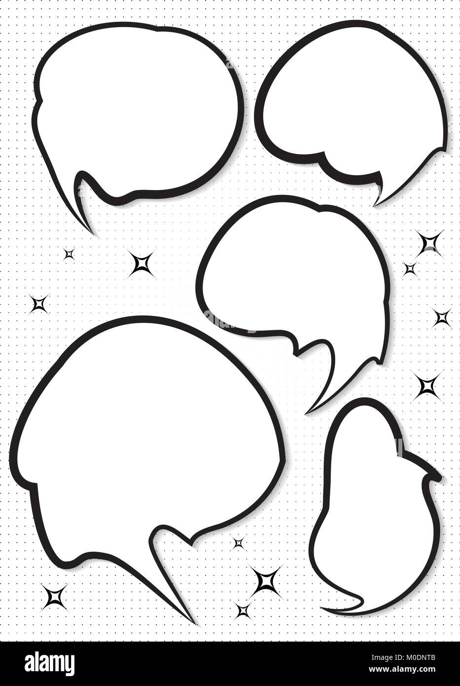 Unusual talking bubble Stock Vector Image & Art - Alamy