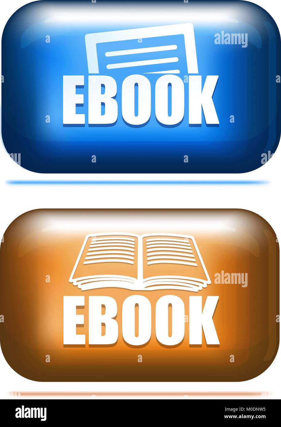 Ebook reader illustration Stock Vector Images - Alamy