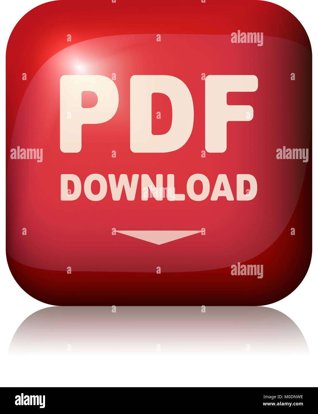 Pdf download button. Vector illustration Stock Vector Image & Art - Alamy