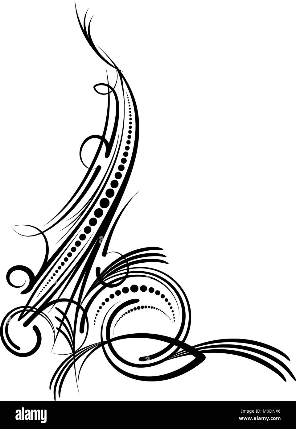 Decorative branch. Corner for your design Stock Vector Image & Art - Alamy