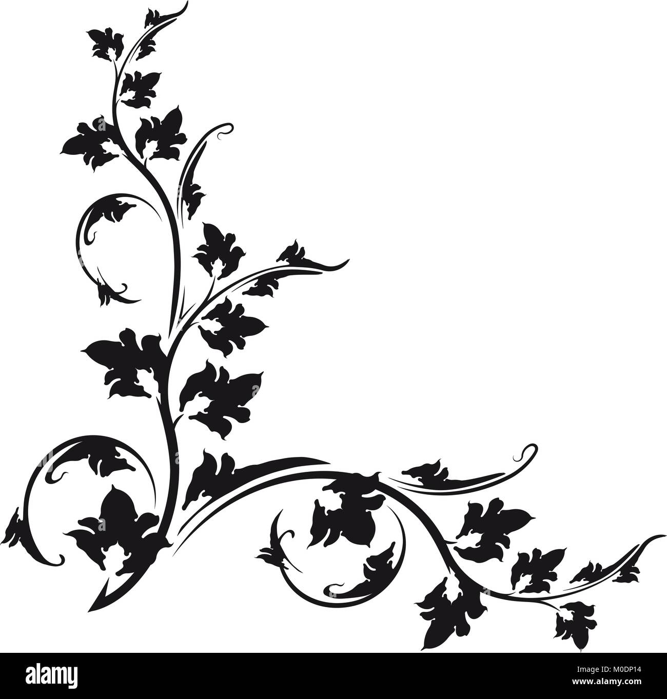 Medieval corner scroll Cut Out Stock Images & Pictures - Alamy