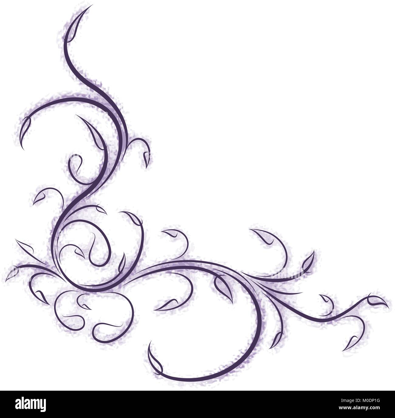Decorative corner with shadow Stock Vector Image & Art - Alamy