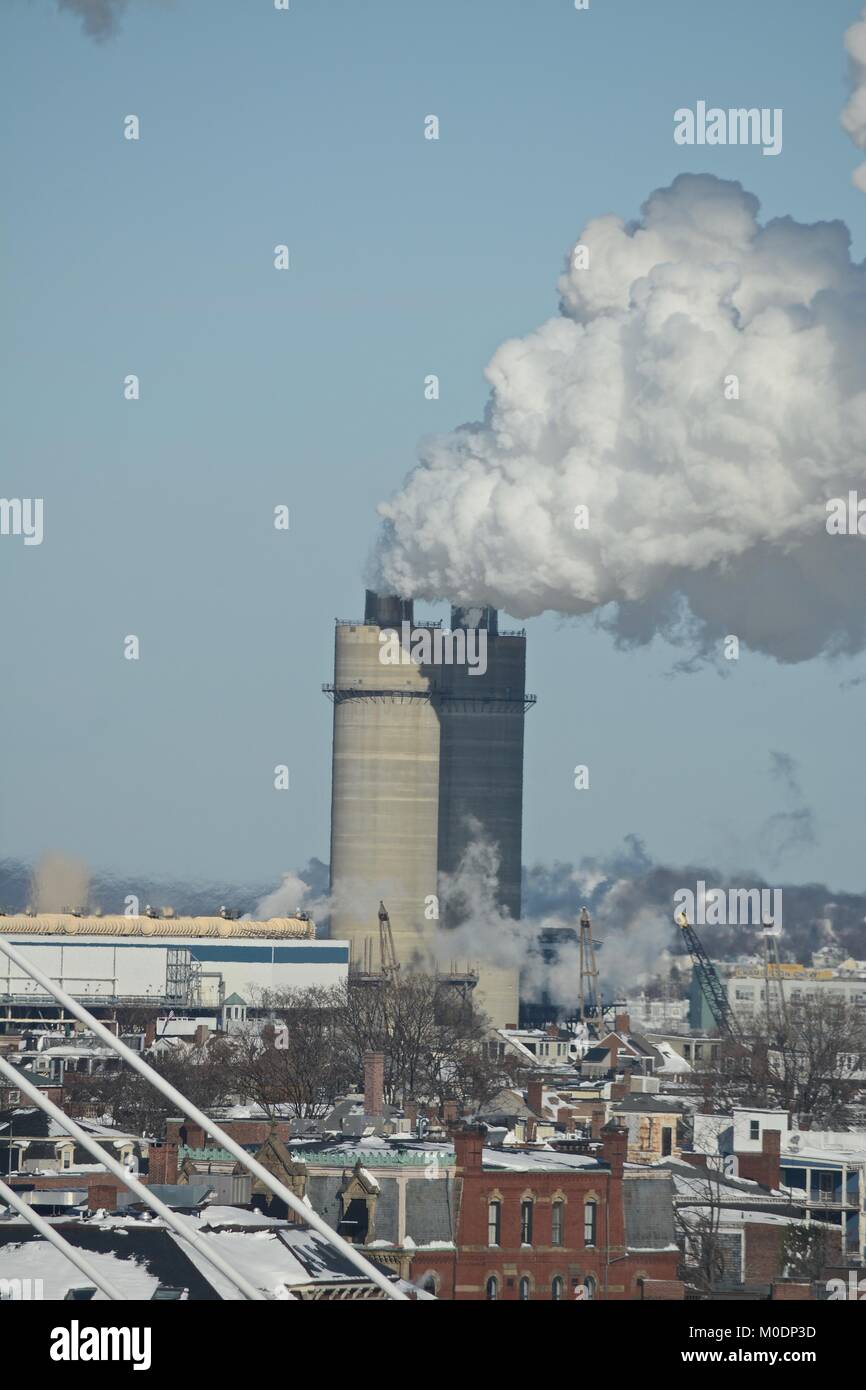Boston industry pollution hi-res stock photography and images - Alamy