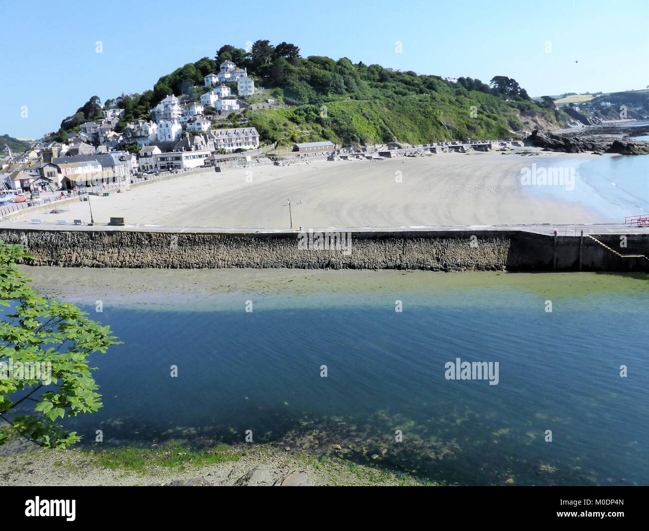 Scenic view of bay at Looe, Cornwall, UK Stock Photo - Alamy