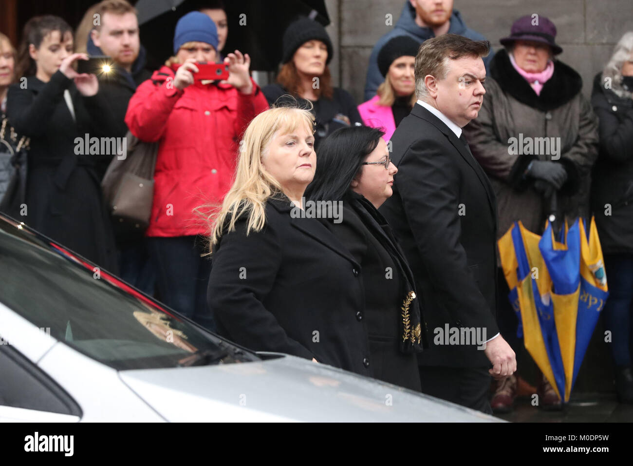 Eileen O'Riordan (front centre) mother of Cranberries singer Dolores O ...