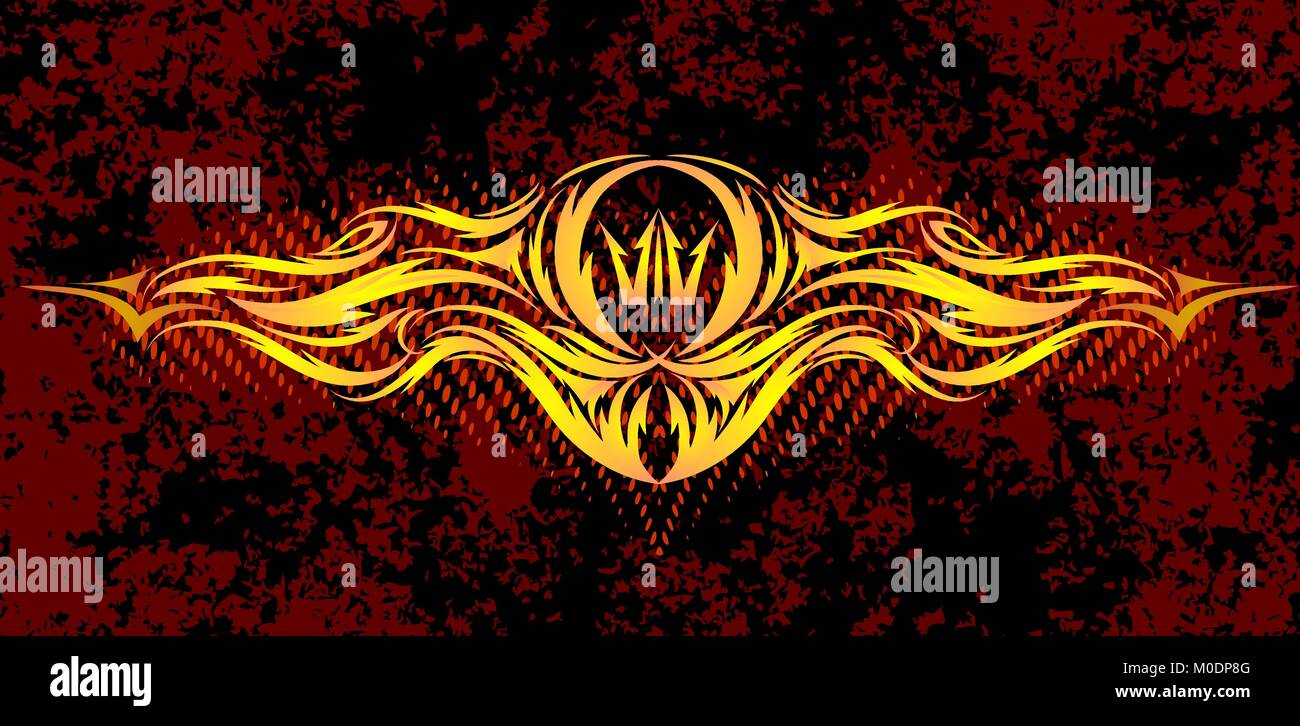 Design element flame-coloured Stock Vector Image & Art - Alamy