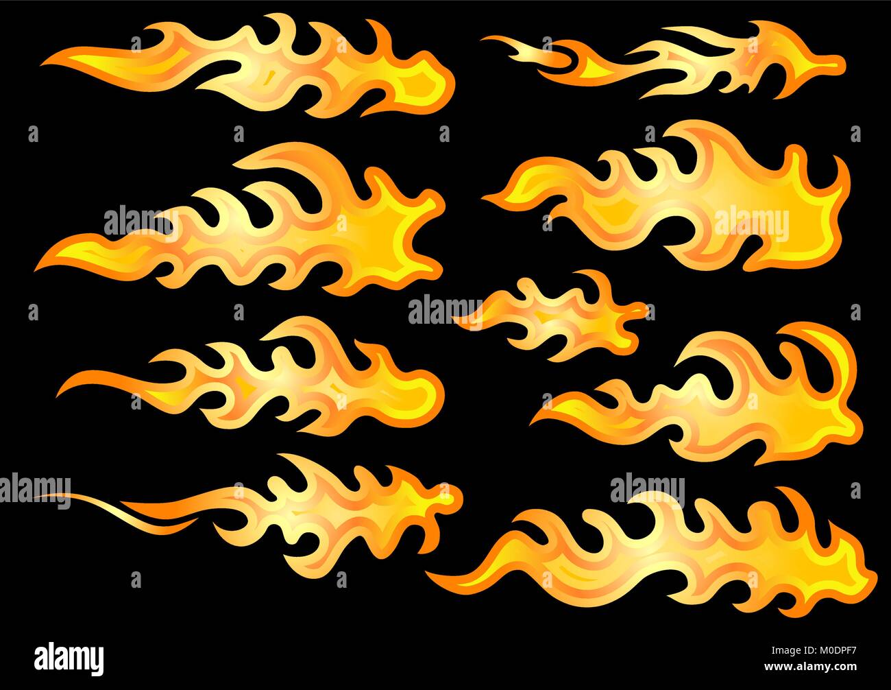 Collection of vector fires Stock Vector Image & Art - Alamy