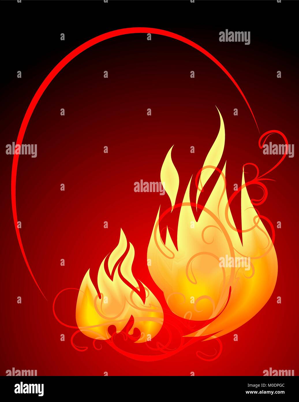 Blazing gothic style Stock Vector Images - Alamy
