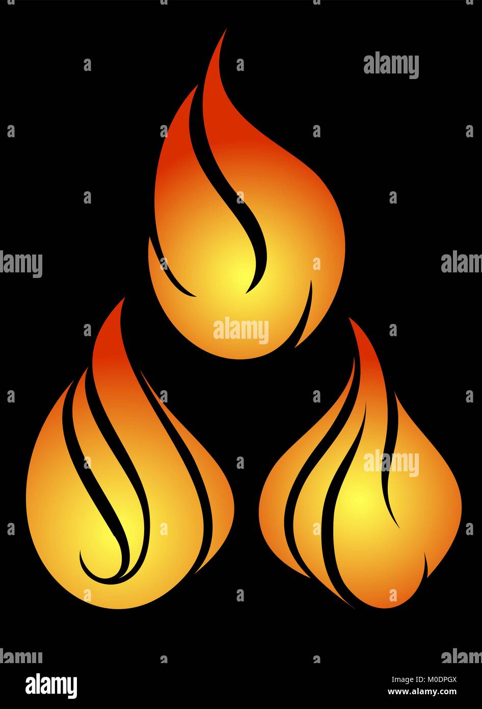 A black torch Stock Vector Images - Alamy