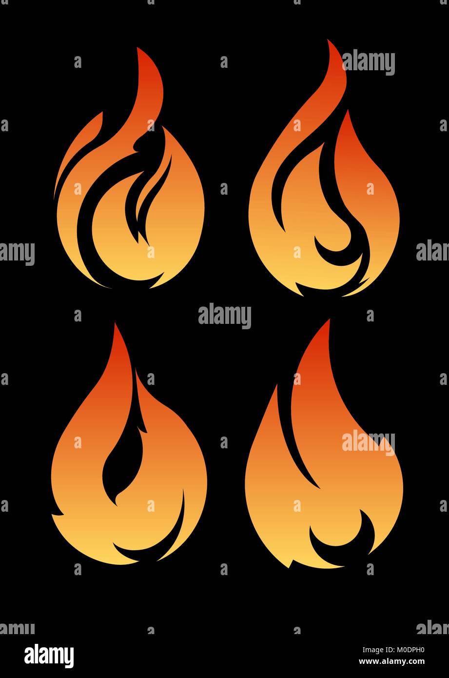 A black torch Stock Vector Images - Alamy