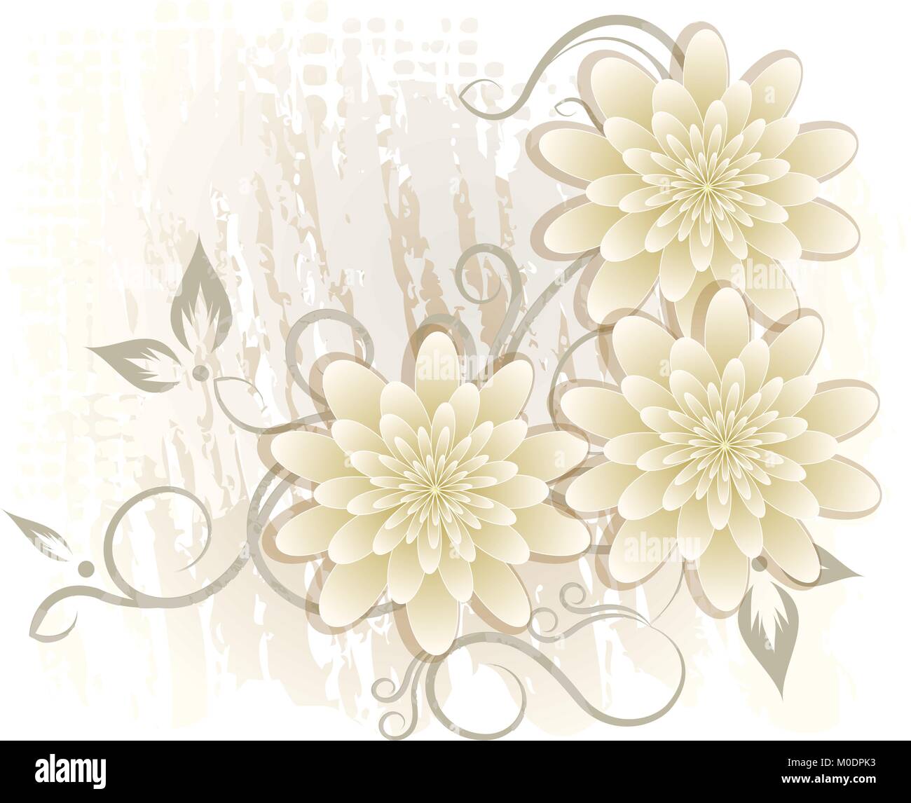 Abstract flowers background Stock Vector Image & Art - Alamy