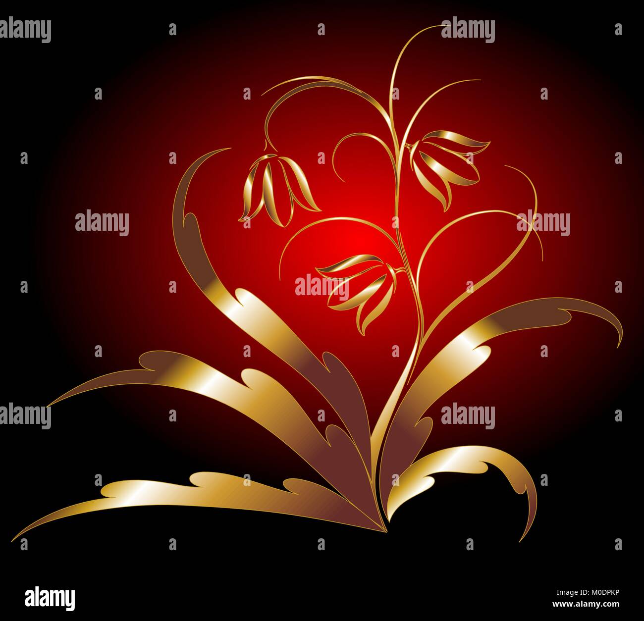 Golden visiting card Stock Vector Images - Alamy