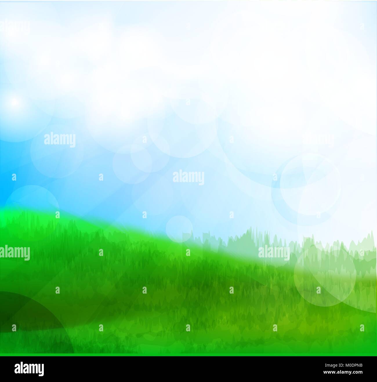 light spring background Stock Vector Image & Art - Alamy
