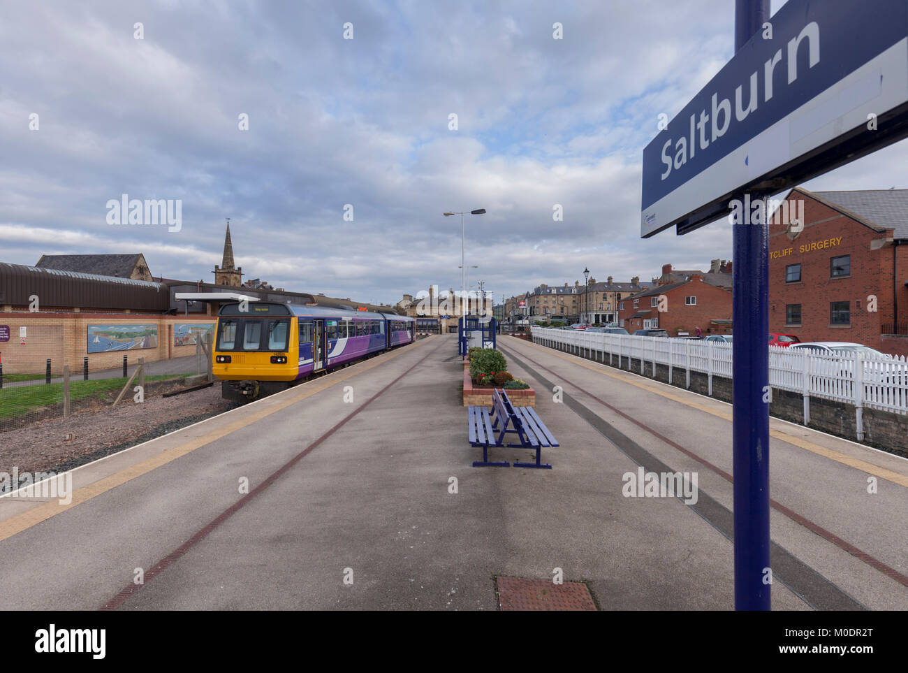 Saltburn rail railway station hi-res stock photography and images - Alamy