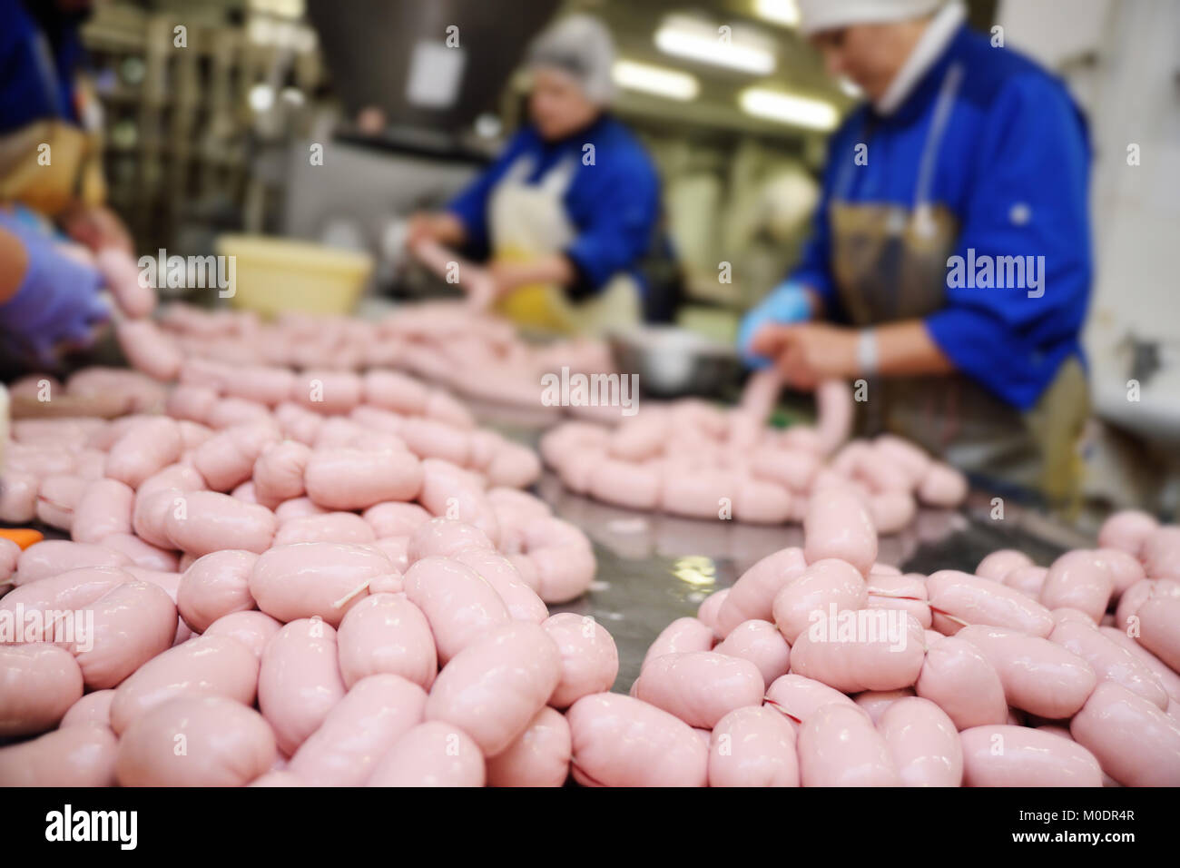Meat Plant Sausage Production High Resolution Stock Photography and ...