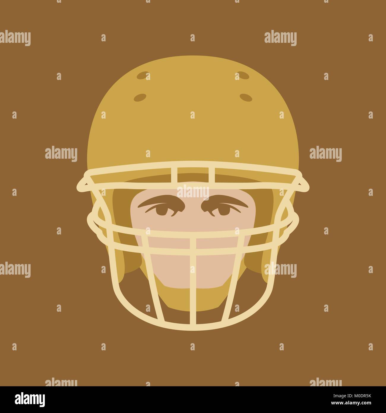 Football Player Front View