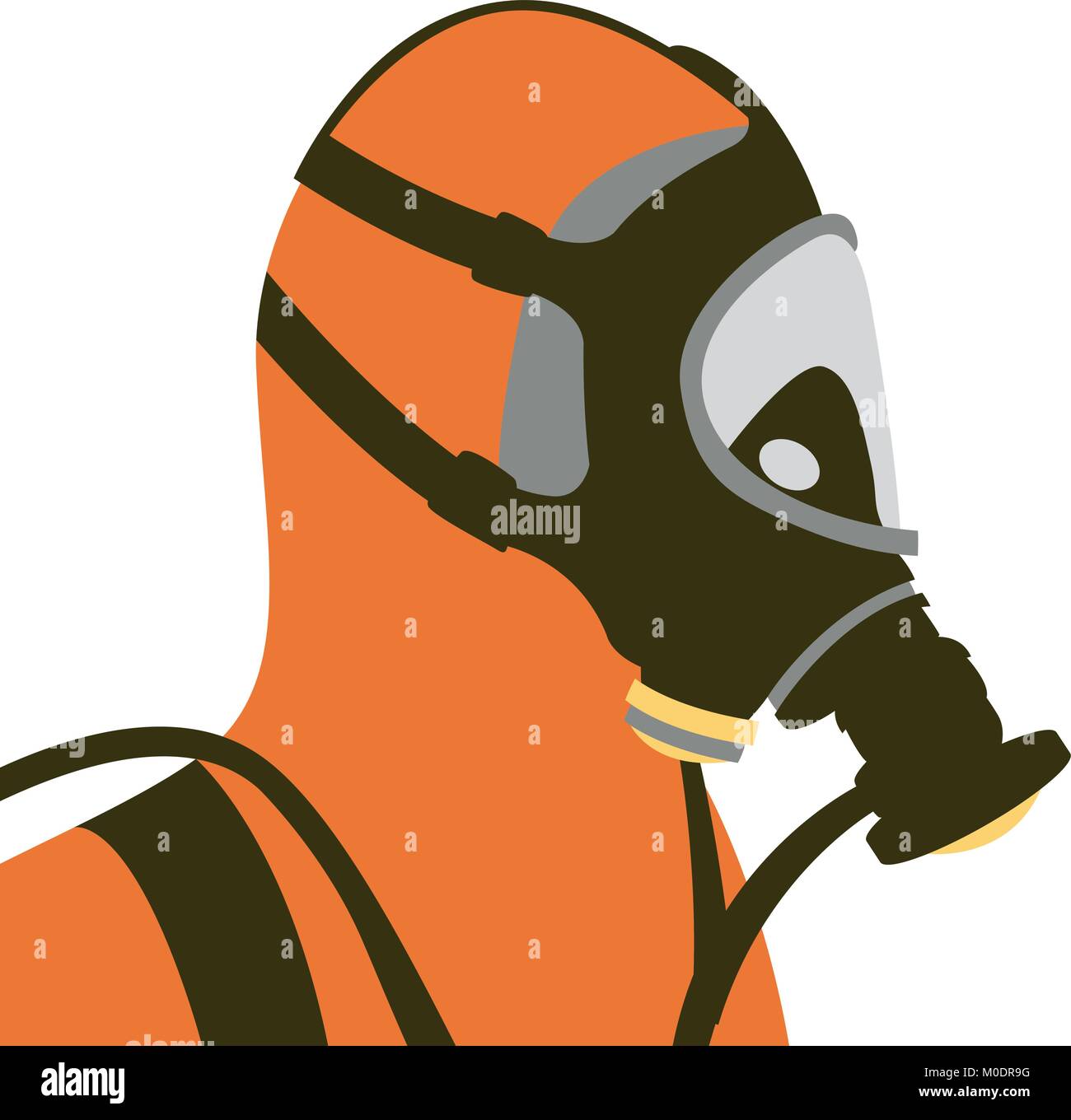 Gas Mask Vector Side View