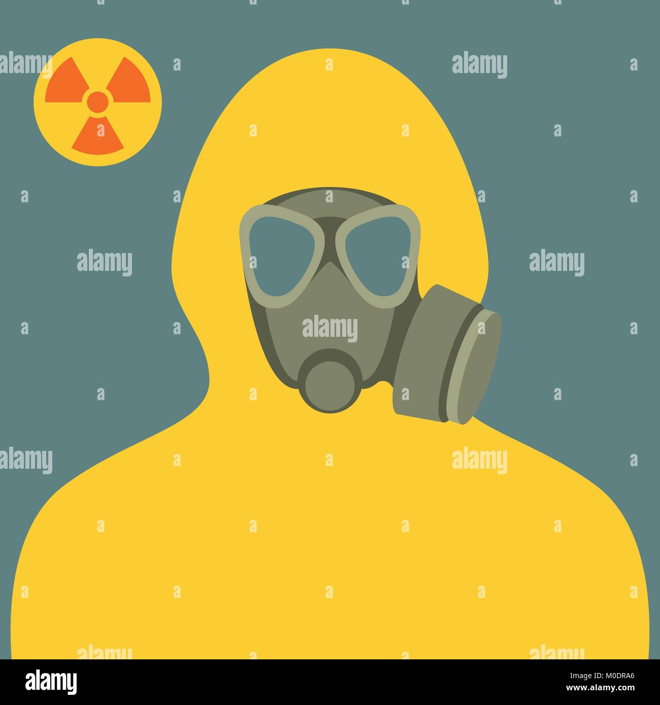 Man in chemical protection suit Stock Vector Images - Alamy