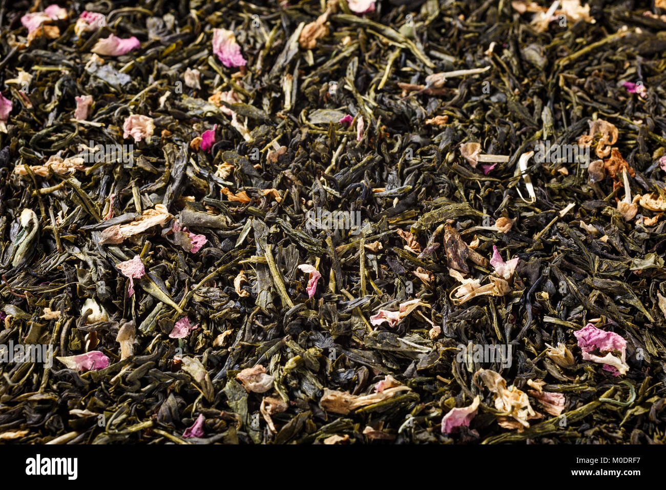 Green tea background Stock Photo - Alamy