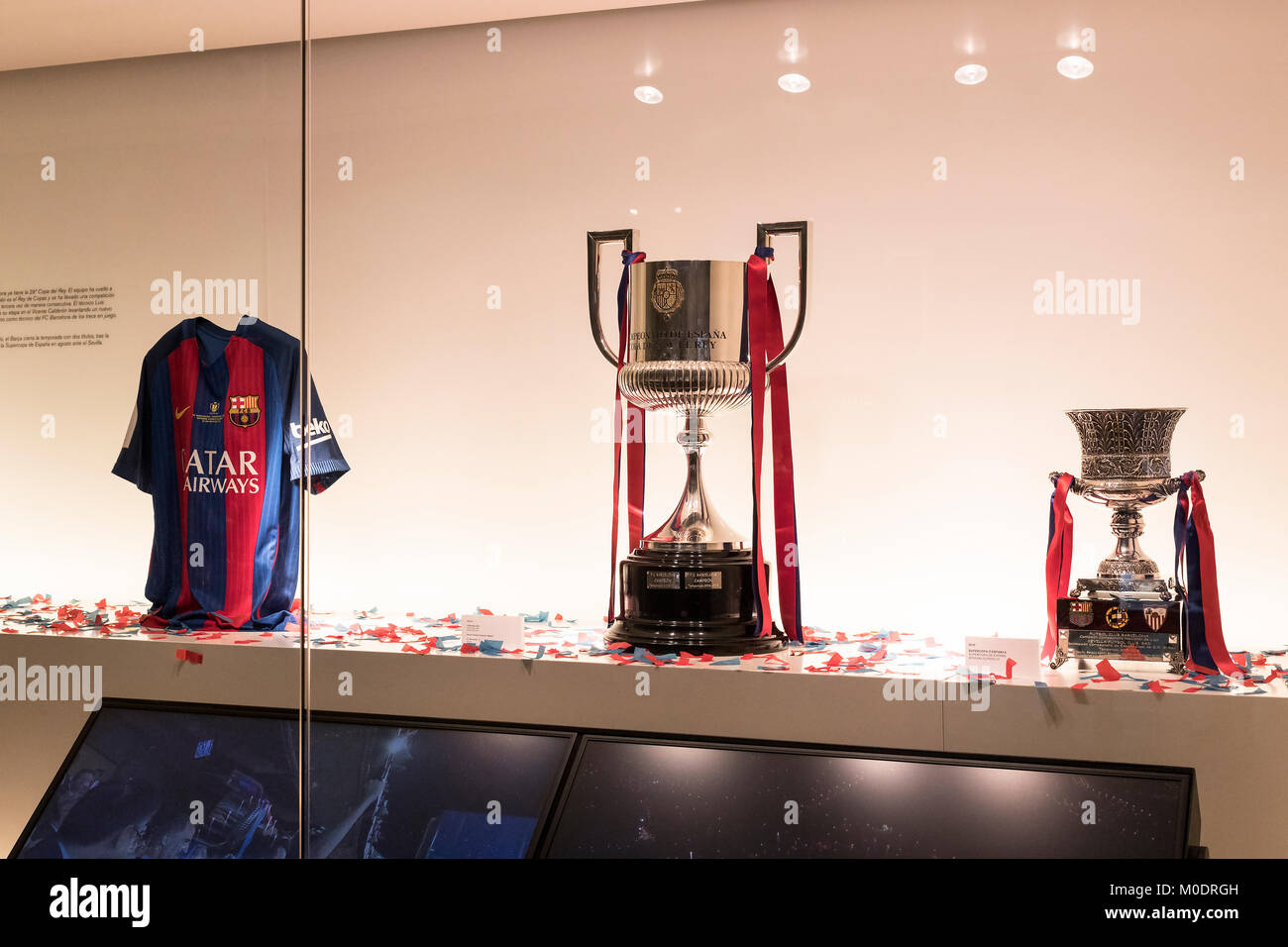 Barcelona club world cup trophy hi-res stock photography and images - Alamy