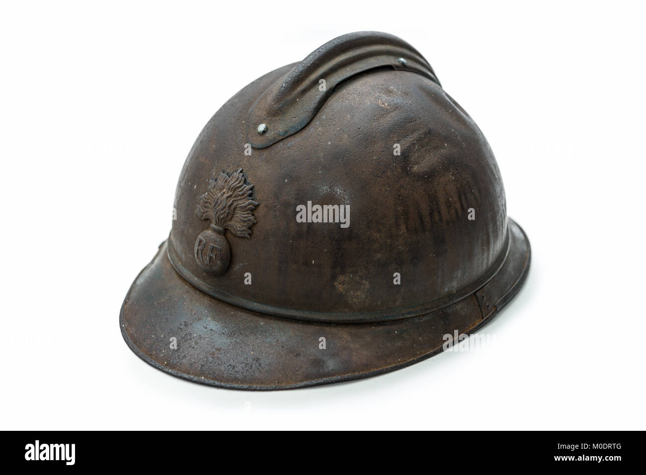 french helmet WW1 period isolated on the white background Stock Photo ...