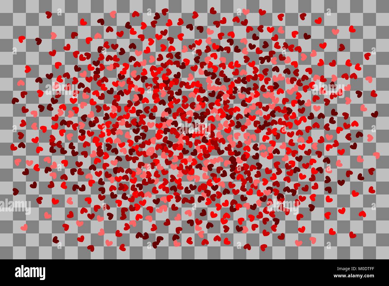 Random falling valentines day hi-res stock photography and images - Alamy