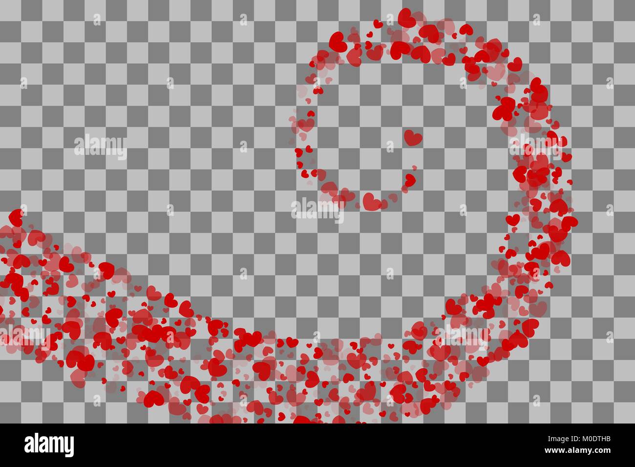 Random falling valentines day hi-res stock photography and images - Alamy